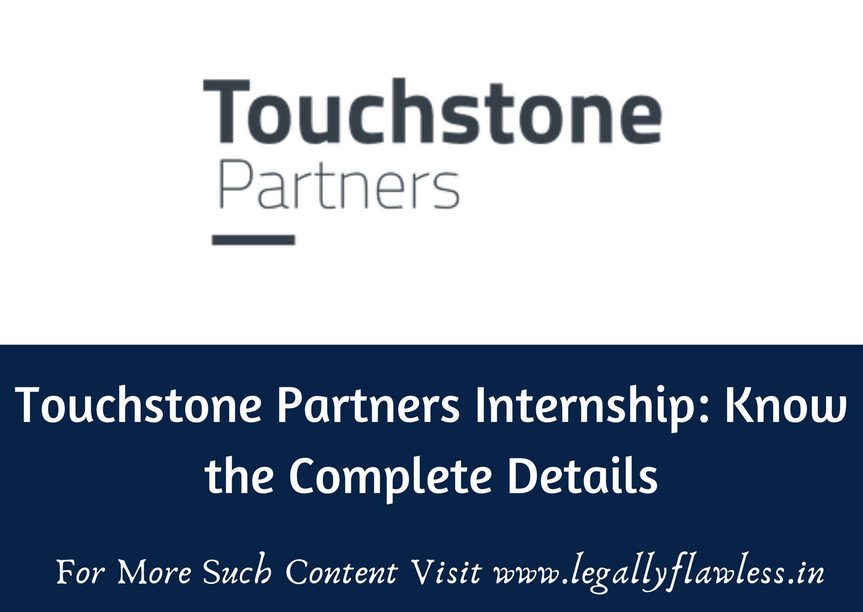 Touchstone Partners Internship Opportunity: Know the Application Process and relevant details ...
