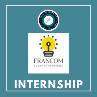 PAID Internship Opportunity with Francom Group - Legally Flawless