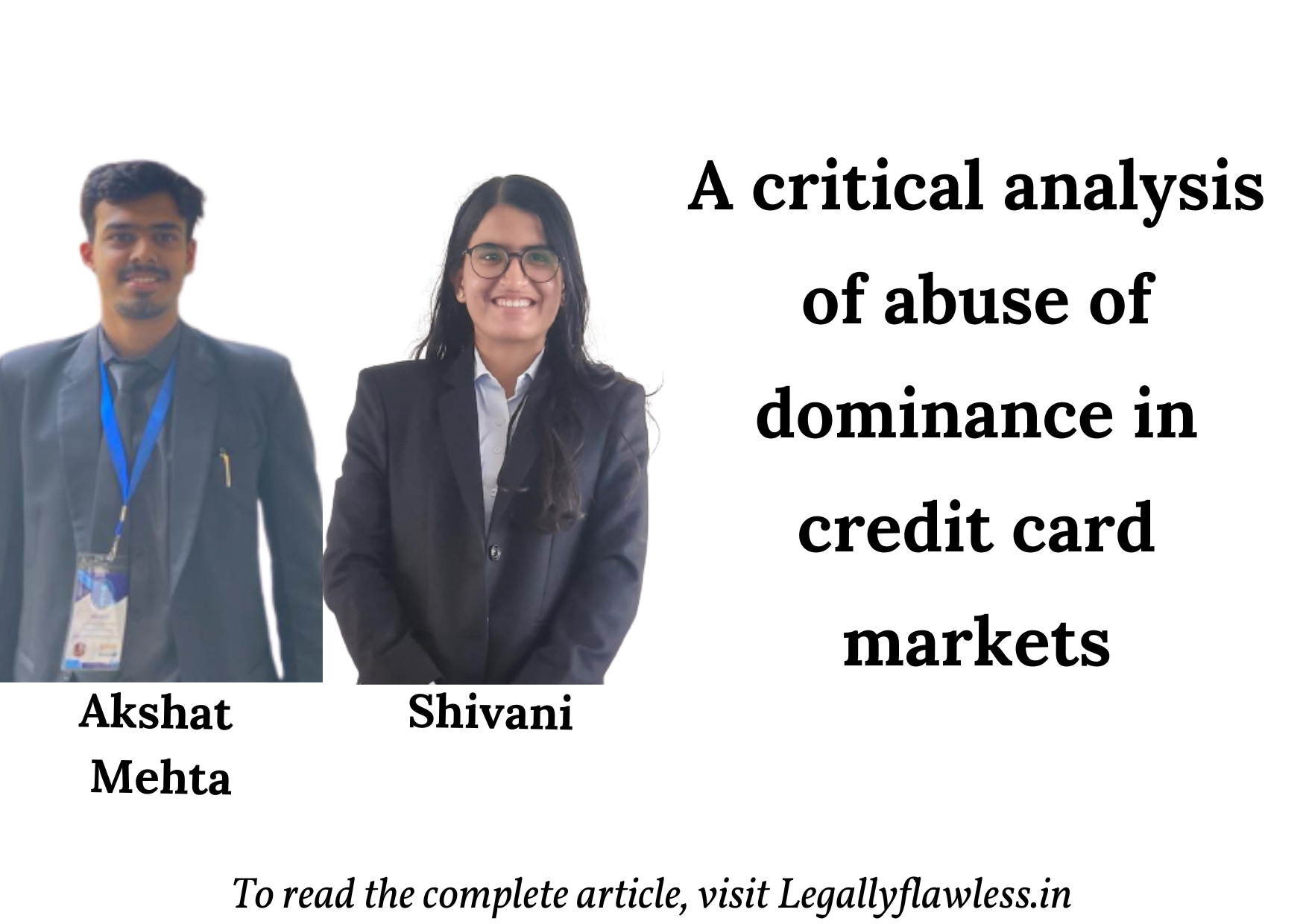 A critical analysis of abuse of dominance in credit card markets ...