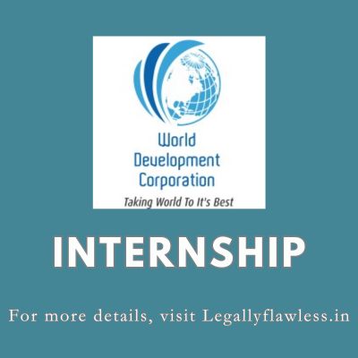 Paid Internship Opportunity at World Development Corporation, Pune ...