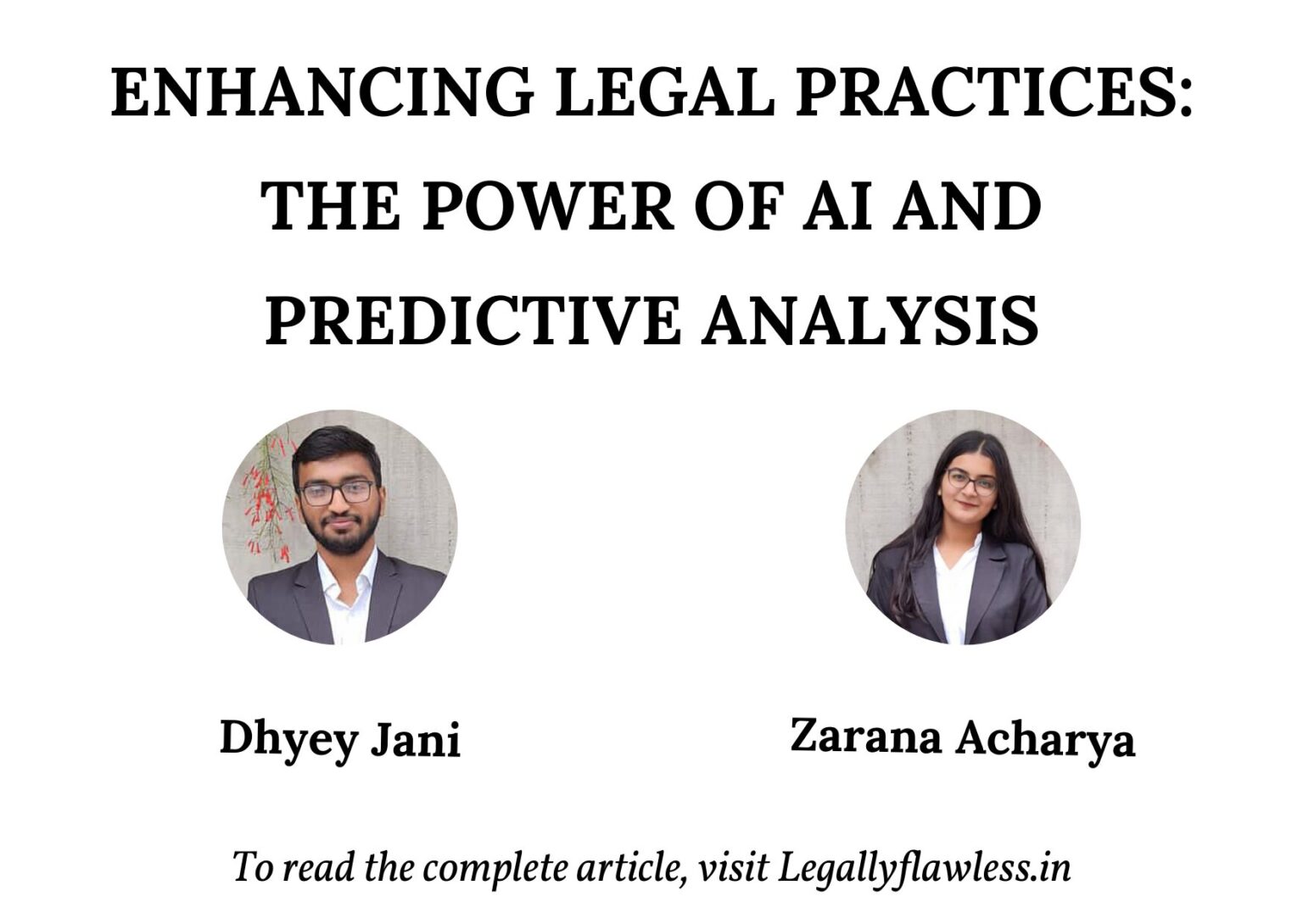 Enhancing Legal Practices: The Power of AI and predictive analysis ...