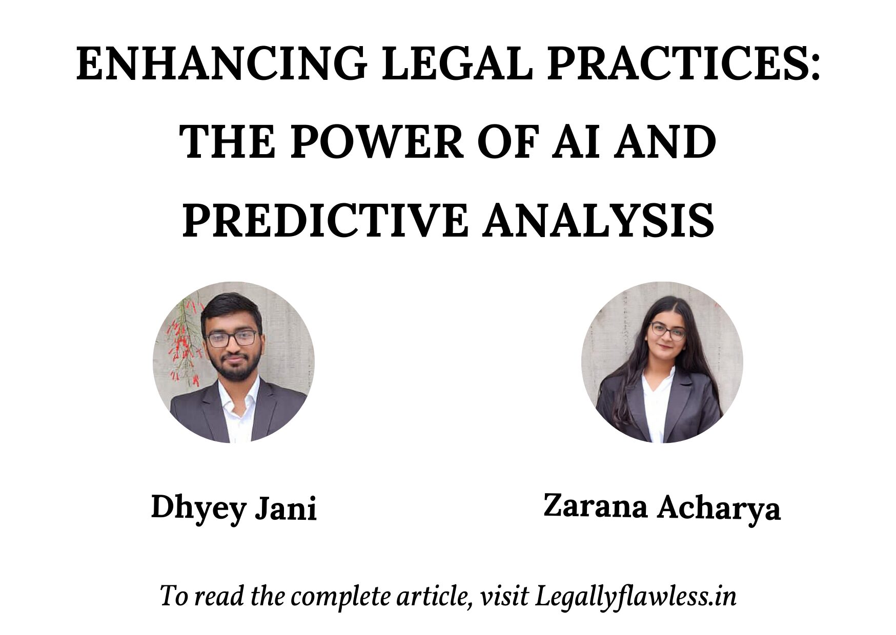 Enhancing Legal Practices: The Power of AI and predictive analysis ...