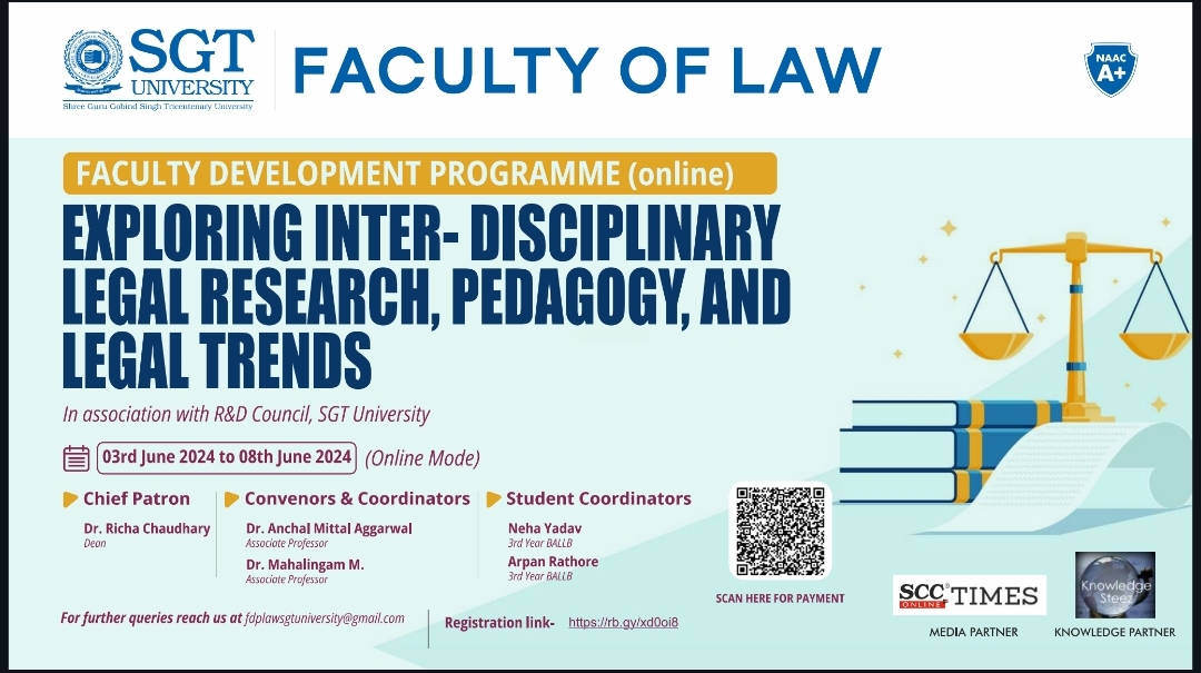 Online Faculty Development Programme on Exploring Inter-Disciplinary ...