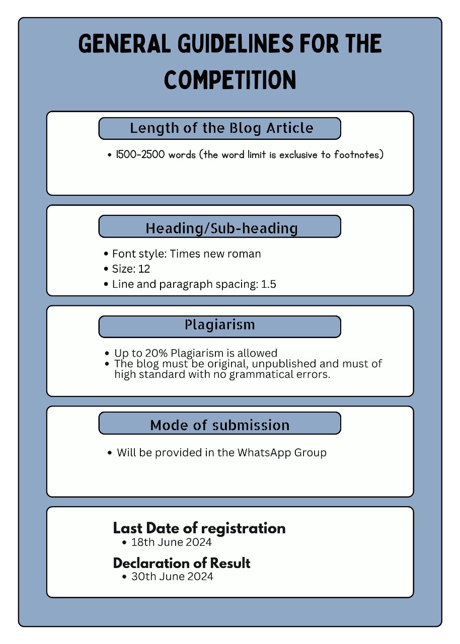 National Blog Writing Competition by Pro Bono Legal Blogs: Any Legal or ...