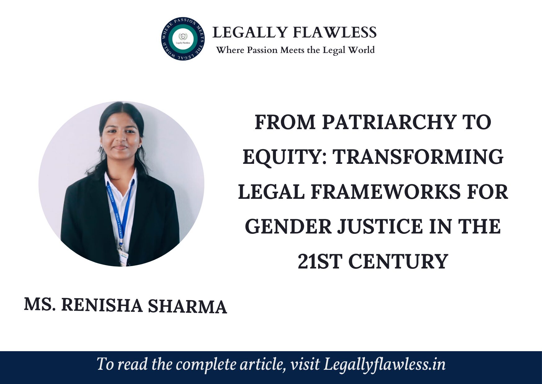 From Patriarchy to Equity: Transforming Legal Frameworks for Gender ...