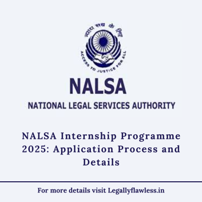 NALSA Internship Programme 2025: Application Process and Details ...