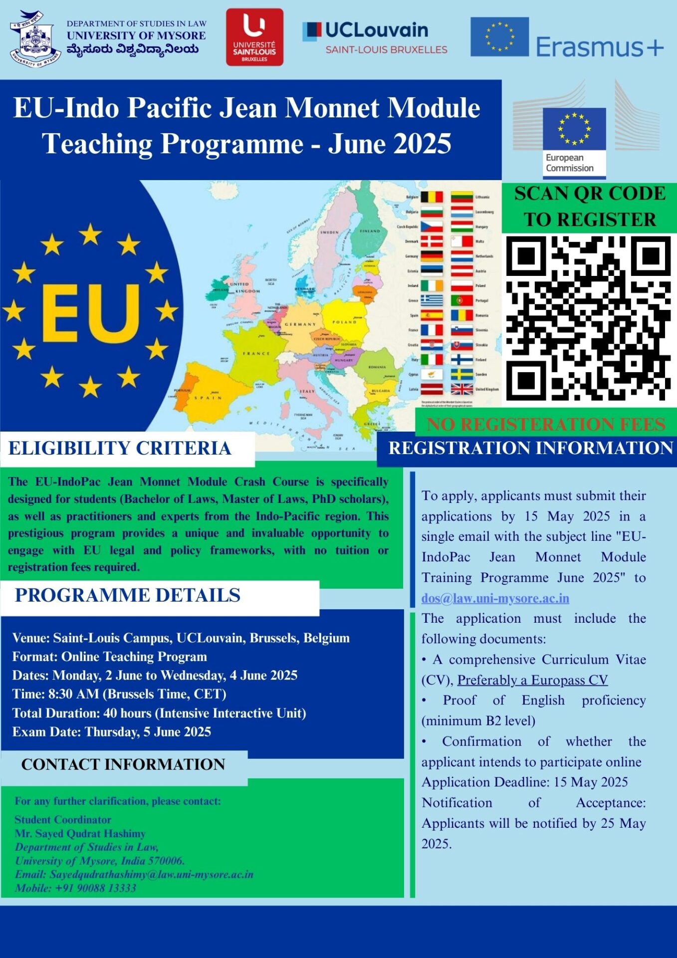 The EU-IndoPac Jean Monnet Teaching Module, June 2025 - Legally Flawless